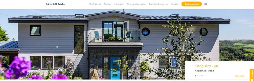 Suppliers & fitters of Cedral cladding - All Colour Windows & Doors