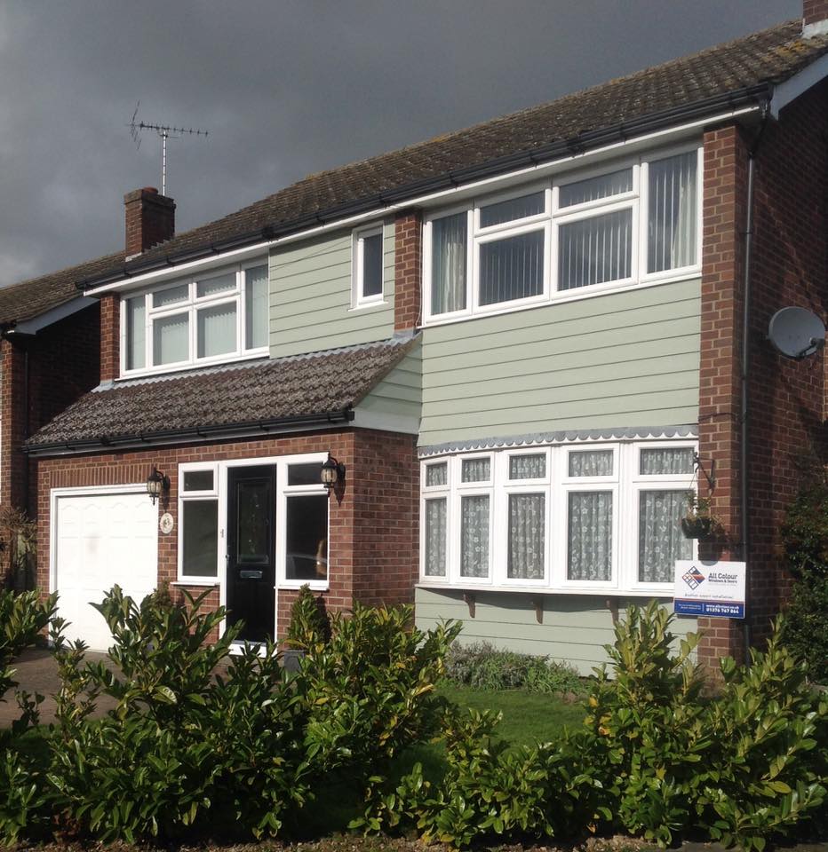 Before & After All Colour Cladding - Windows Doors and Cladding